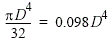 Polar Moment of Inertia, Polar Section Modulus Properties of Common Shapes